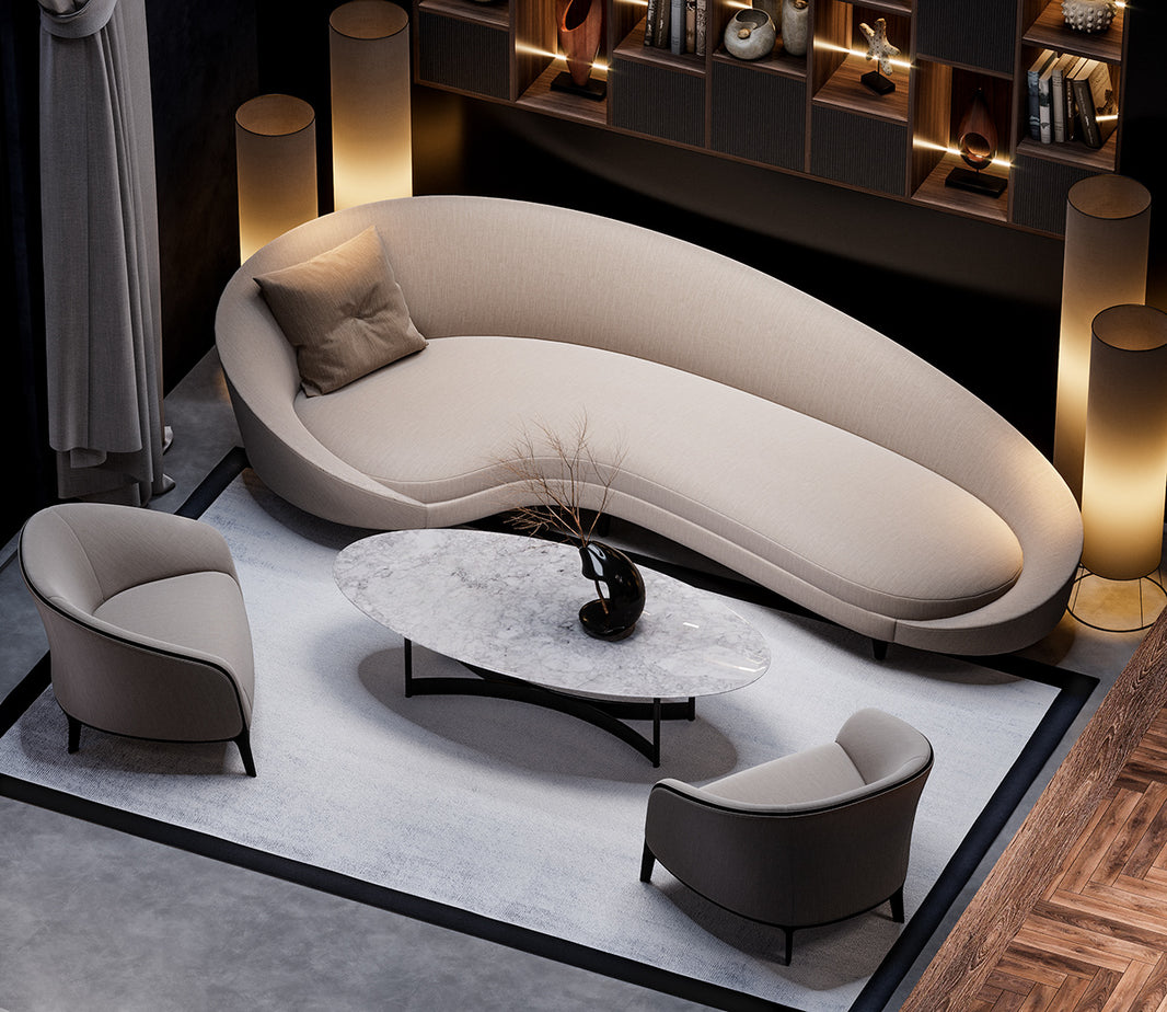 Curved Shape Sofas – Indian Nest