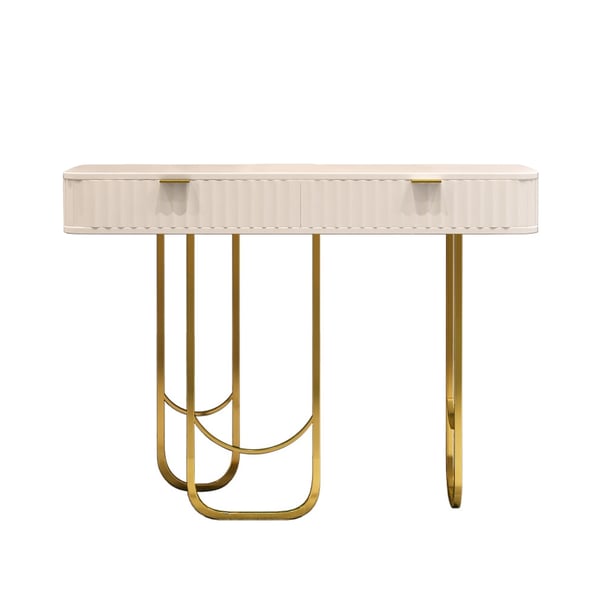 Nordic Golden Console Table – Indian Nest